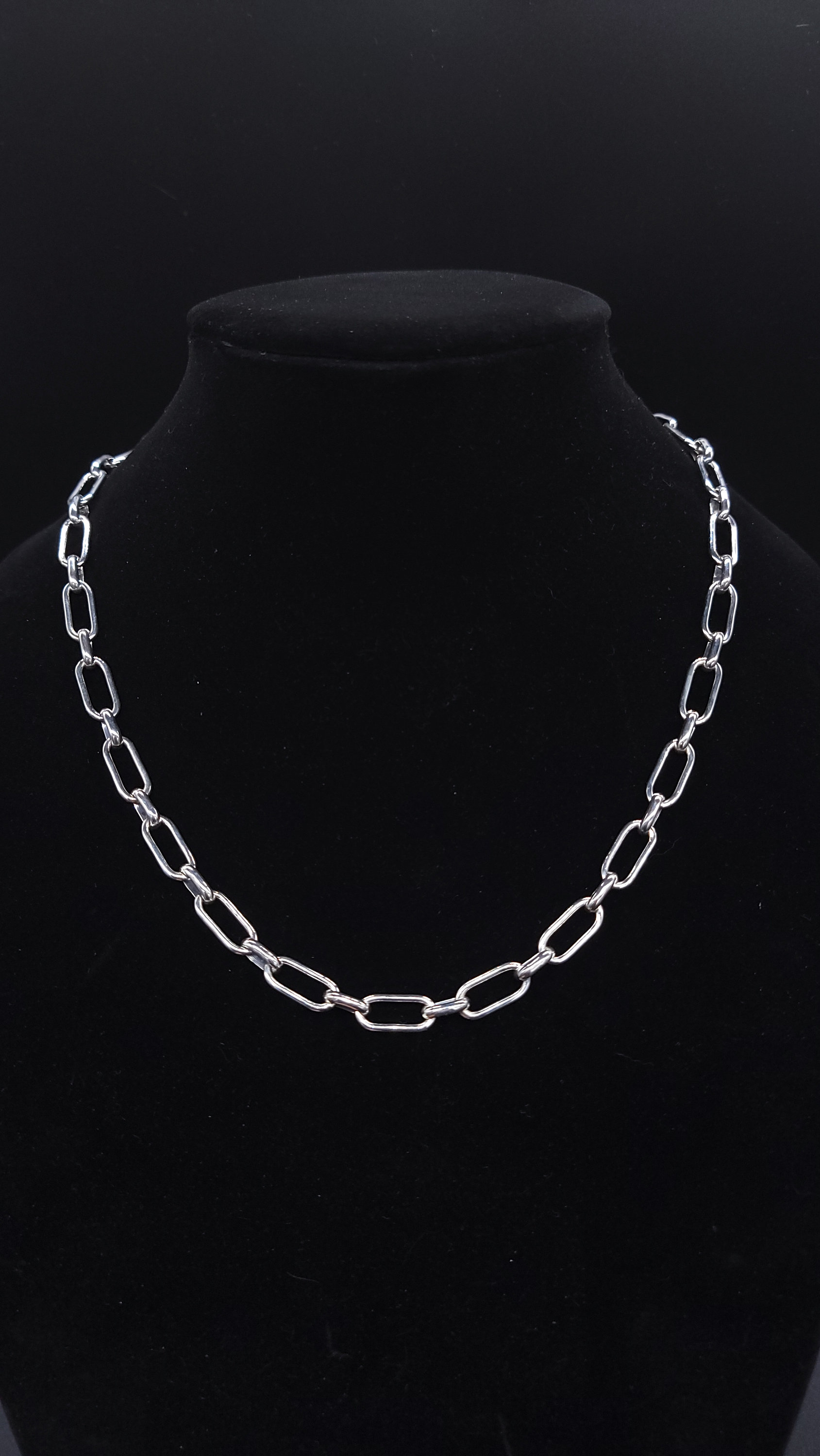 Plain Link Chain//paperclip Chain//navajo Chain//navajo Jewelry ...