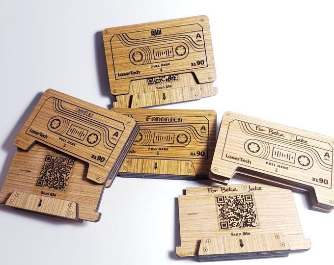 QR Code Music | Mix Tape | Retro Tape | Playlist QR Code | Custom Tape ...