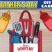 Bbq Grill Apron Card for Dad | Father's Day Crafts & Activity ...