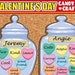 Valentine's Candy Jar Craft | Kindness Activity, Bulletin Board ...