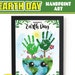 Earth Day Handprint Art Craft | PRINTABLE Earth Day Trees Nature ...