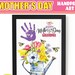 Mother's Day Crafts & Activity Coloring 3D Flower Basket Mothers Day ...