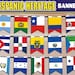 Hispanic Heritage Month Printable Flags Banner for Door Wall Decor and ...