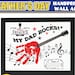 Father's Day Handprint Art Electric Guitar Handprint - Etsy