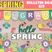 Spring Bulletin Board Kit | PRINTABLE Classroom Decor | March Flowers ...