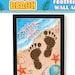Beach Footprint Art | Summer Craft Activity | PRINTABLE Foot Print ...