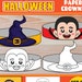 Halloween Paper Crowns for Kids | PRINTABLE Hat Headbands | Craft ...