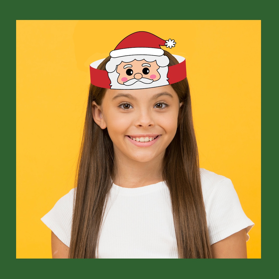 Christmas Paper Crowns for Kids PRINTABLE Paper Hat - Etsy