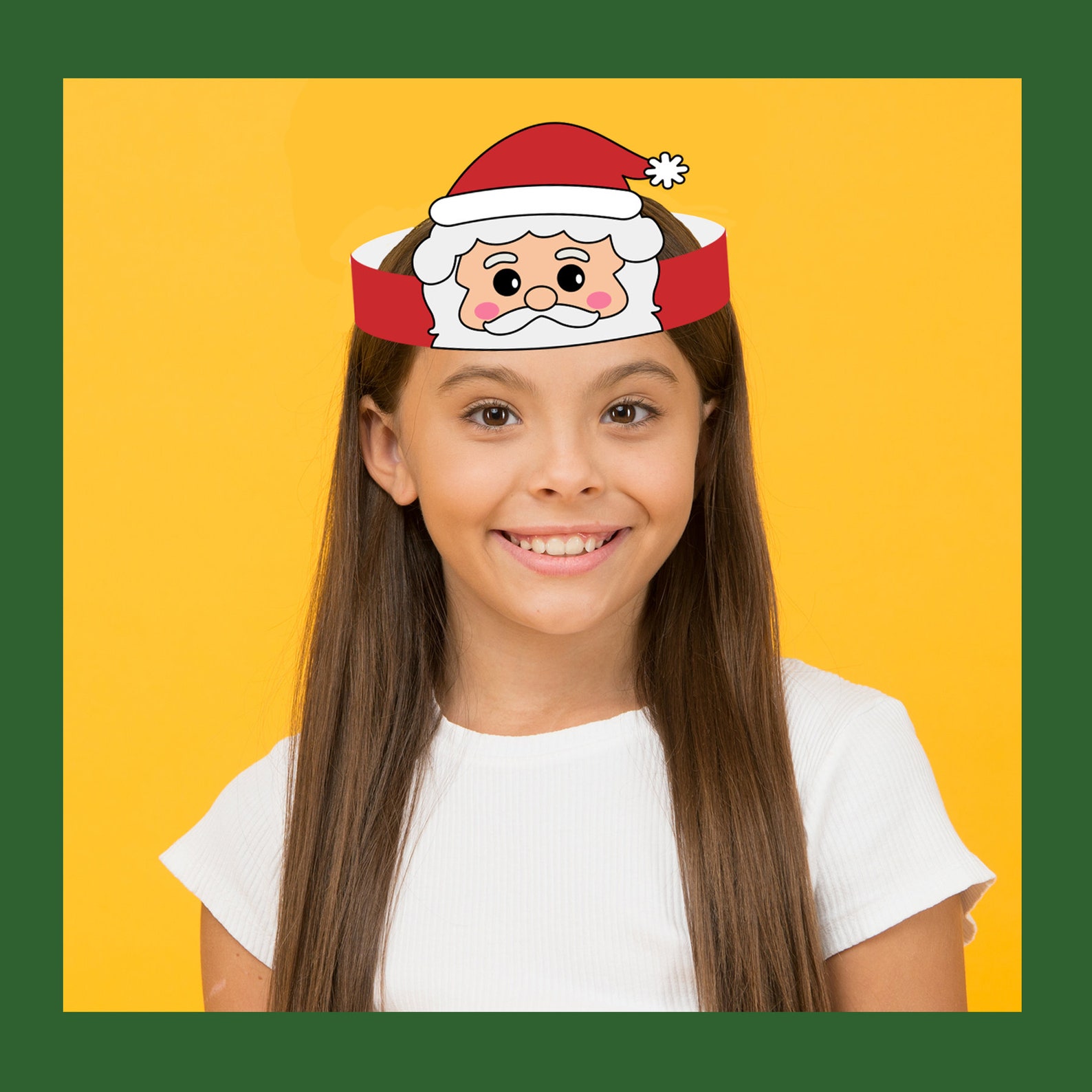 Christmas Paper Crowns for Kids PRINTABLE Paper Hat Headbands Craft ...