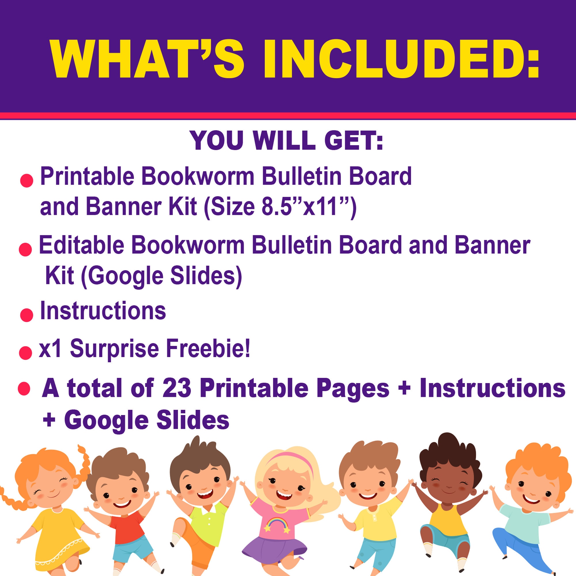 Printable Reading Bulletin Board Display | Bookworm Editable Classroom ...