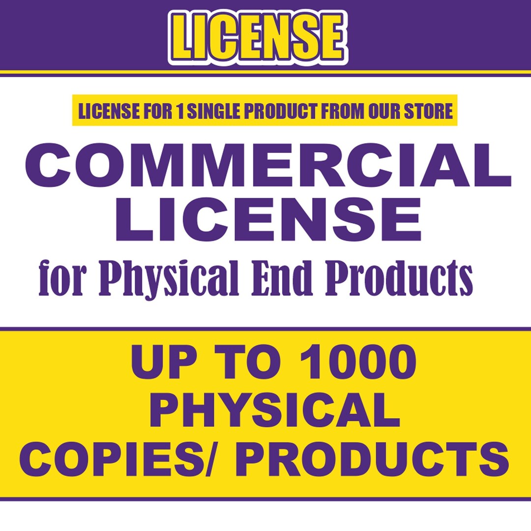 Commercial License for Physical End Products | up to 1000 Physical ...