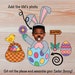 Easter Craft for Bulletin Board & Decor Easter Bunny Yourself Face ...