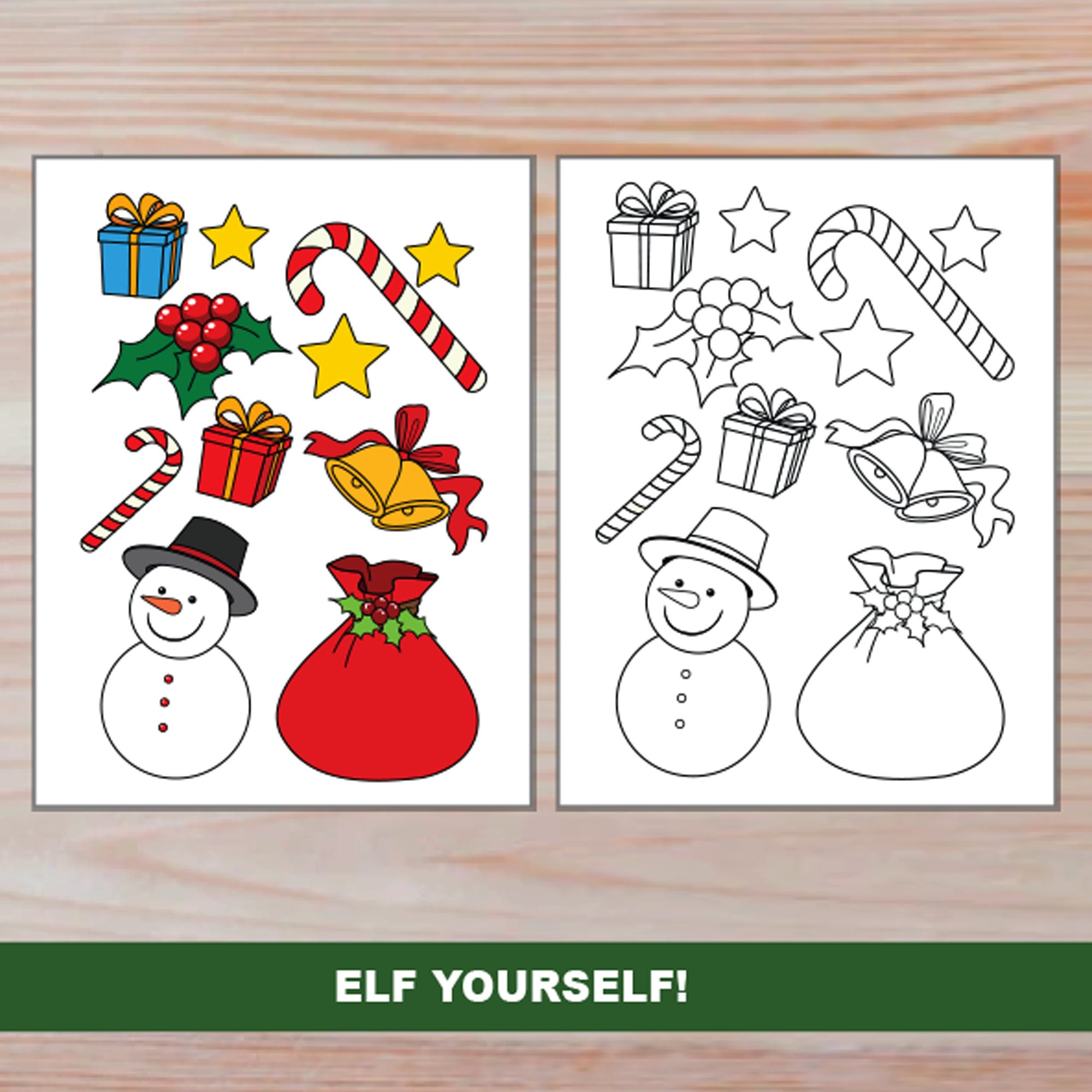 Christmas Craft for Kids Elf Yourself DIY Christmas Paper Craft add ...