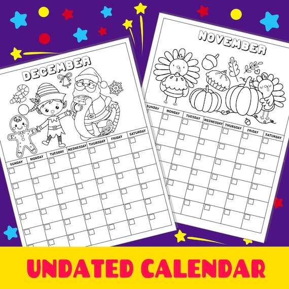 Clipart Calendario Per Bambini
