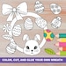 Easter Wreath Crafts Activity for Kids PRINTABLE Easter Egg Wreath ...