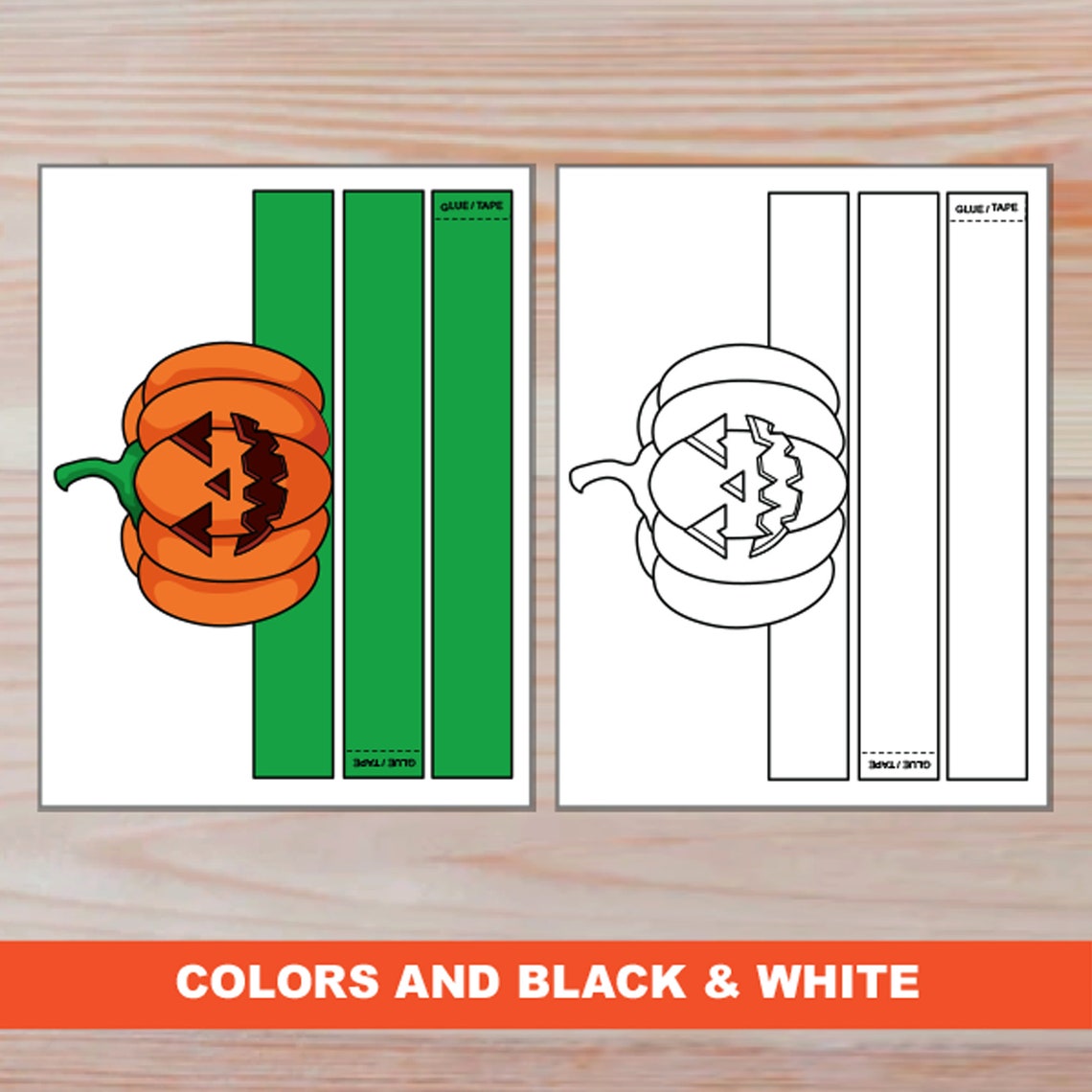 Halloween Paper Crowns for Kids PRINTABLE Hat Headbands Craft Activity ...