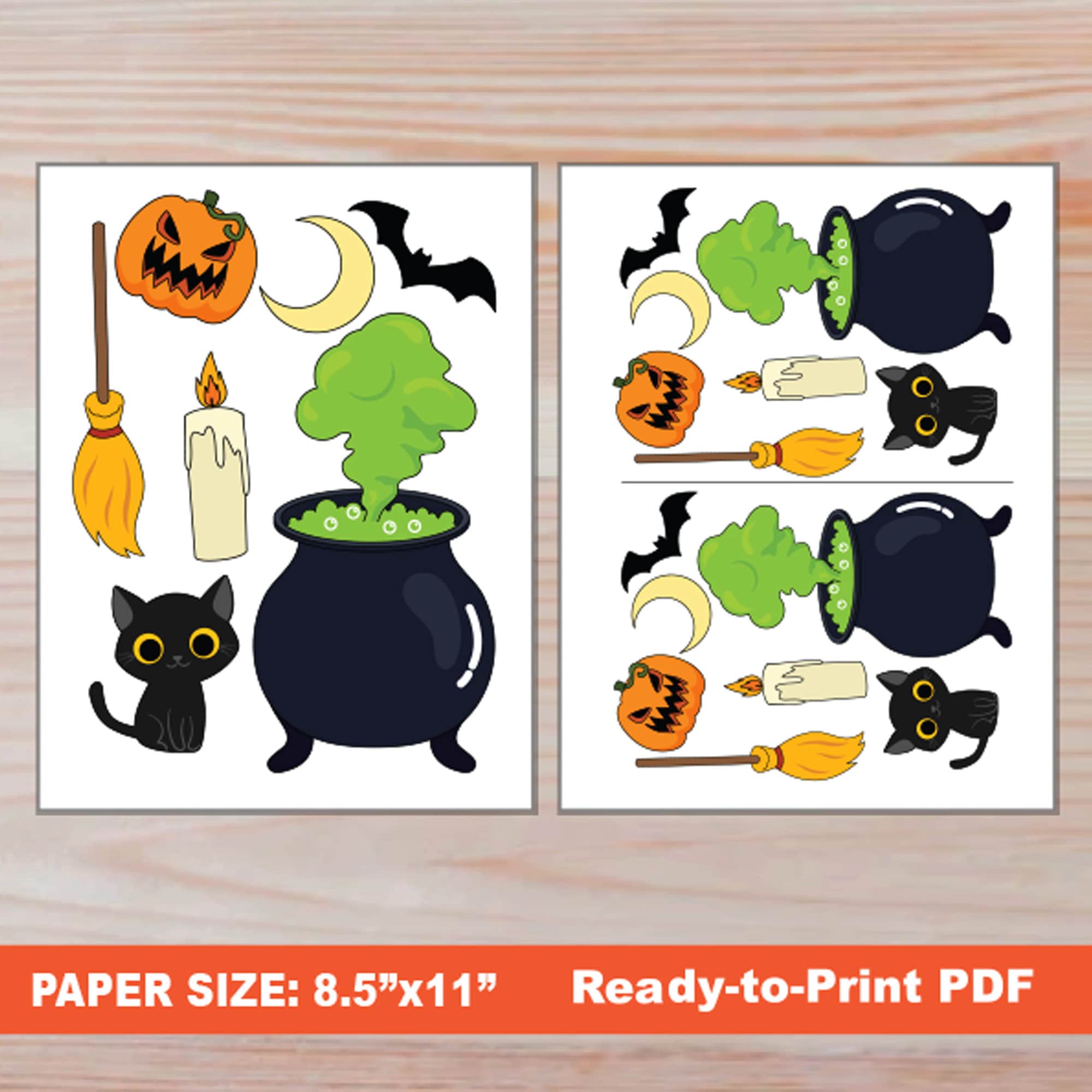 Build-a-witch Face Photo Craft Halloween Craft for Bulletin Board ...