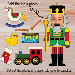 Christmas Craft for Kids | Build-a-nutcracker Christmas Paper Craft ...