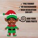 Christmas Add Your Own Photo Picture | PNG Elves Boy & Girl Add Photo ...