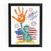 Memorial Day Handprint Art | Statue of Liberty Crafts | PRINTABLE ...