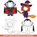 Halloween Add Your Own Photo Picture | PNG Vampire & Witch Add Photo ...
