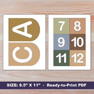 Classroom Calendar Display and Weather Set | PRINTABLE Calendar | Wall ...