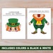 Leprechaun Paper Bag Puppet St Patrick's Day Activity Craft for Kids ...