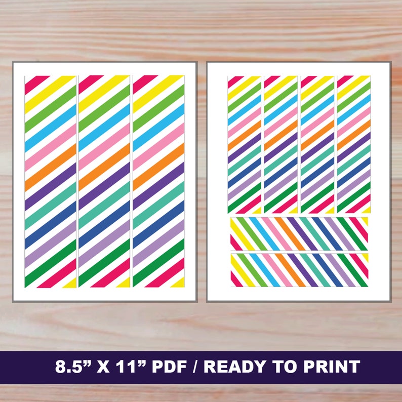 Borders for Bulletin Board PRINTABLE Classroom Decor 6 Designs in 2 ...