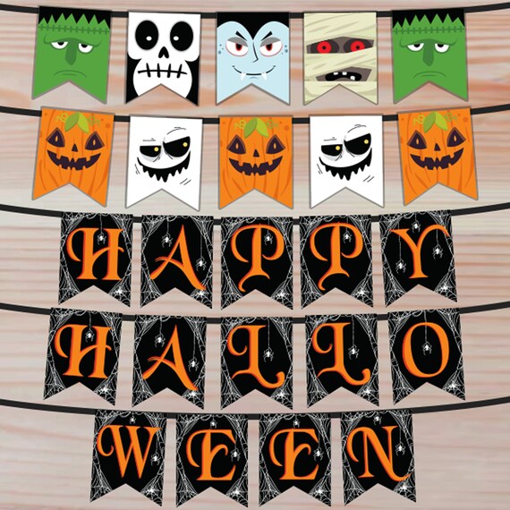 Happy Halloween Printable Banner
