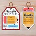 Pencil Teacher Appreciation Gift Tags Thanks for All You Do Gift Tag ...