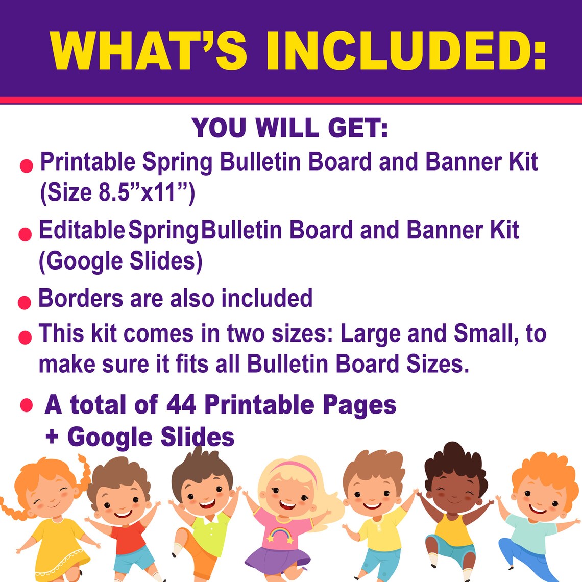 Spring Bulletin Board Kit PRINTABLE Classroom Decor March - Etsy