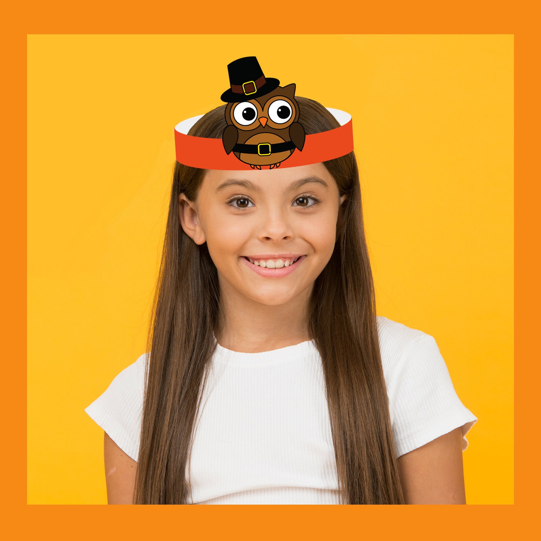 Thanksgiving Paper Crowns for Kids PRINTABLE Hat Headbands Craft ...