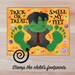 Halloween Footprint Art | Frankenstain Footprint Craft |happy Halloween ...