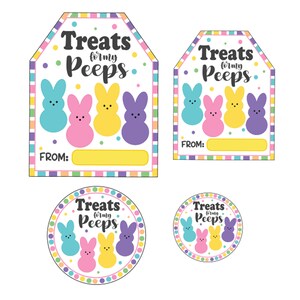 PRINTABLE Easter Gift Tags and Cards | Happy Easter Treats for My Peps ...
