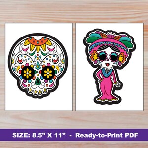 Dia De Los Muertos PRINTABLE Banner | Day of the Dead Garland Pennant ...