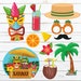Luau Photo Booth Props | PRINTABLE Hawaiian Tropical Tiki Party Props ...