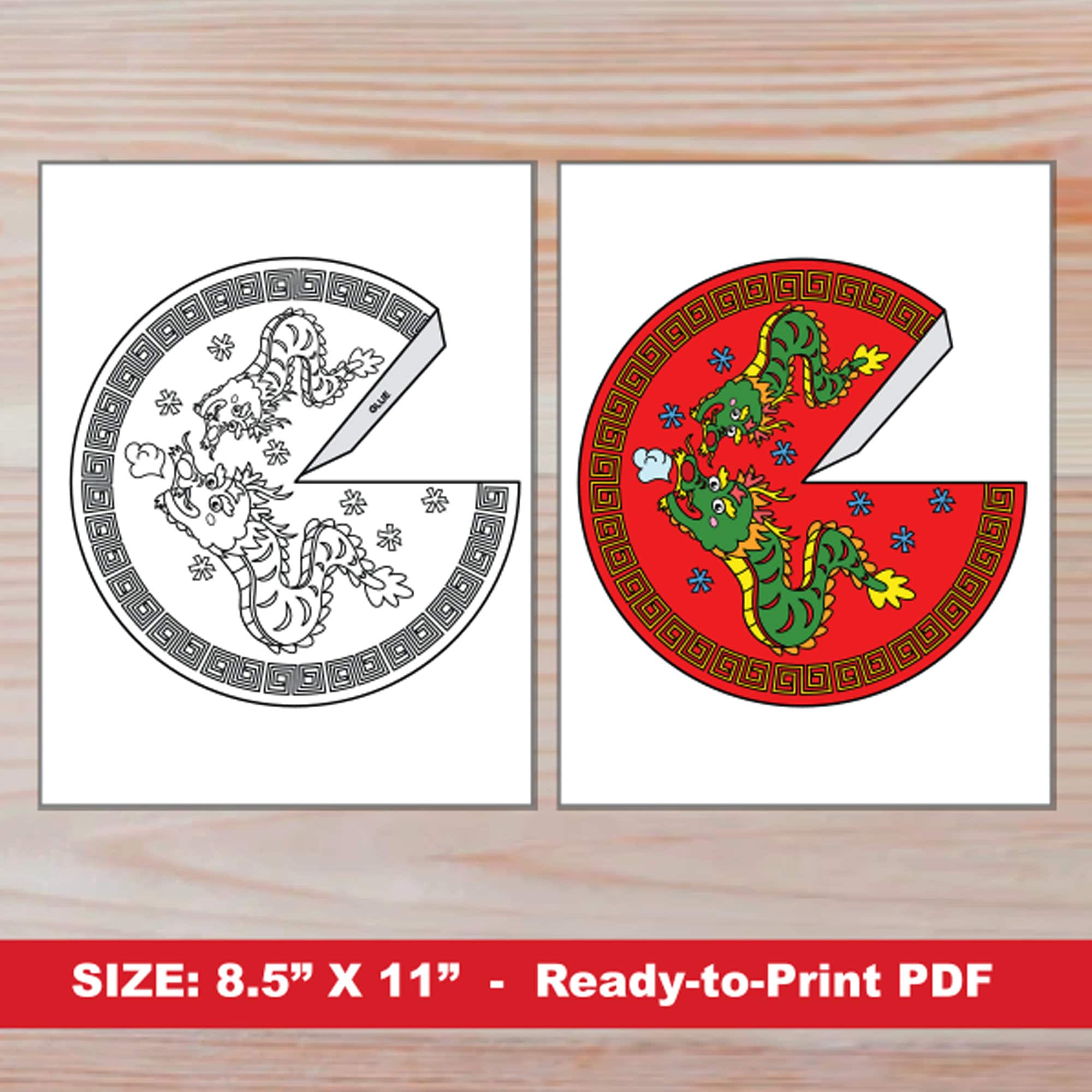 Chinese New Year Paper Crowns for Kids | PRINTABLE Lunar New Year Paper ...