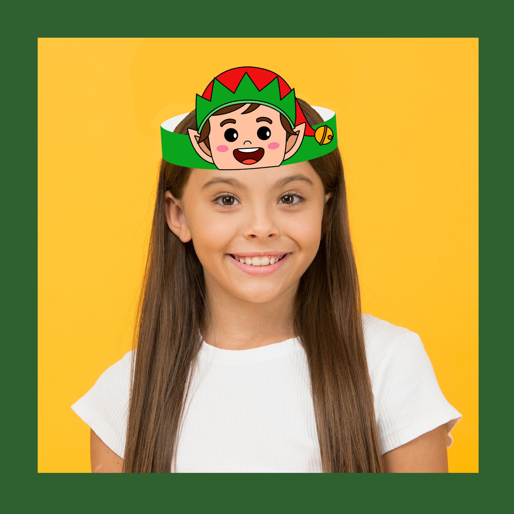 Christmas Paper Crowns for Kids PRINTABLE Paper Hat Headbands Craft ...