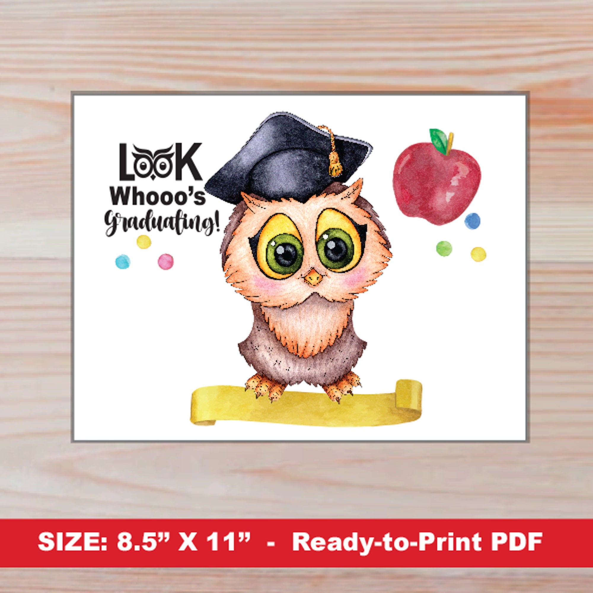 Graduation Handprint Art Owl Grad Crafts Activity for Kids Keepsake ...