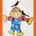 Scarecrow Paper Chain Craft | Build-a-scarecrow Fall Autumn Crafts DIY ...