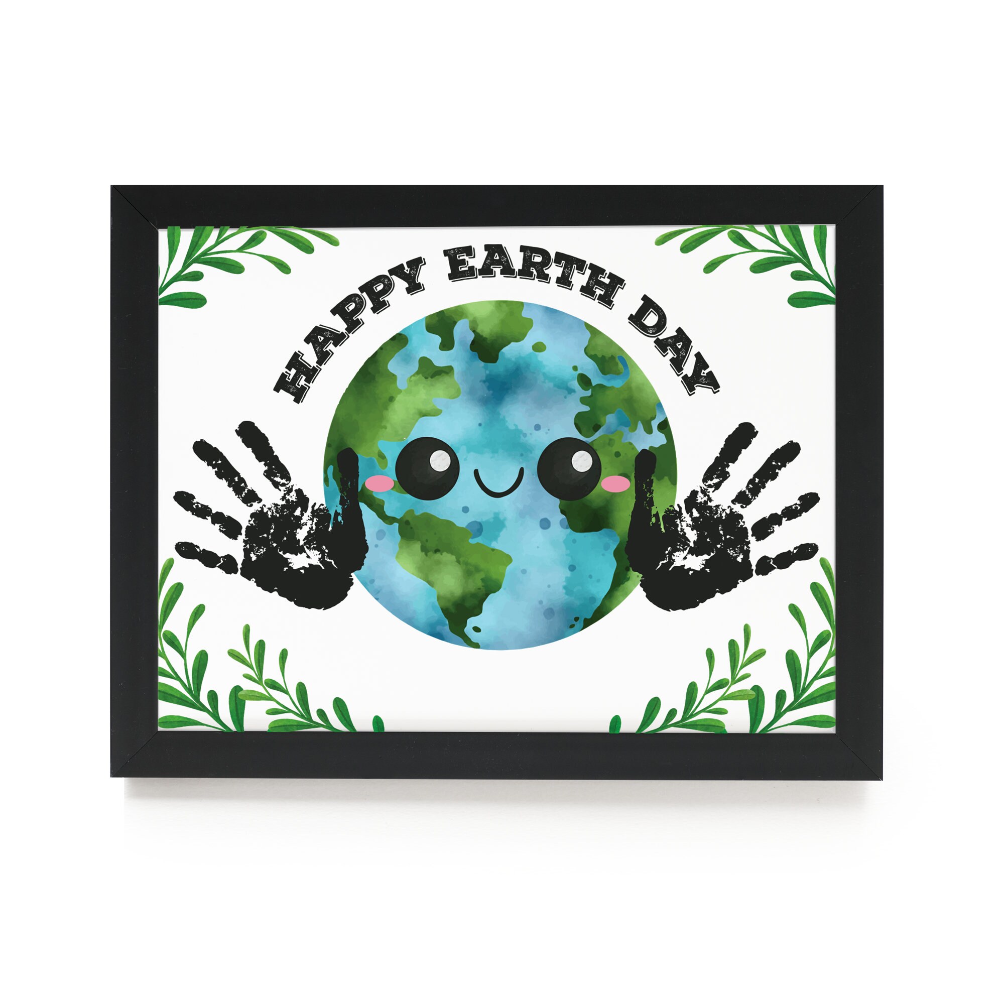 Earth Day Handprint and Footprint Art Craft PRINTABLE Earth - Etsy