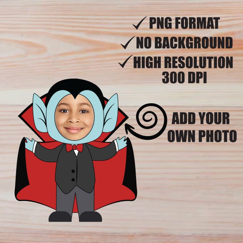 Halloween Add Your Own Photo Picture | PNG Vampire & Witch Add Photo ...