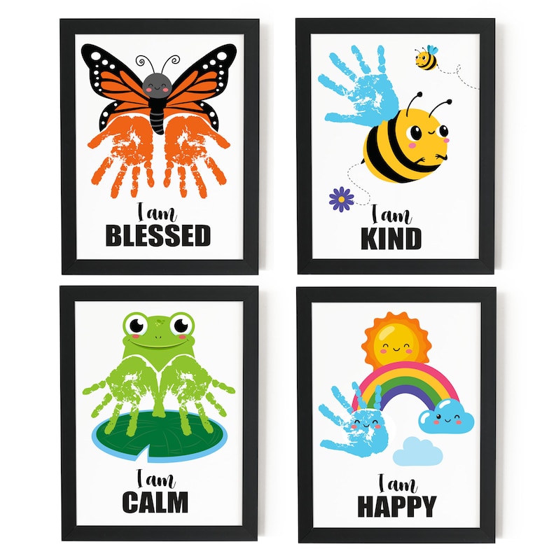 20 Affirmation Handprint Crafts Art Affirmations Handprint - Etsy