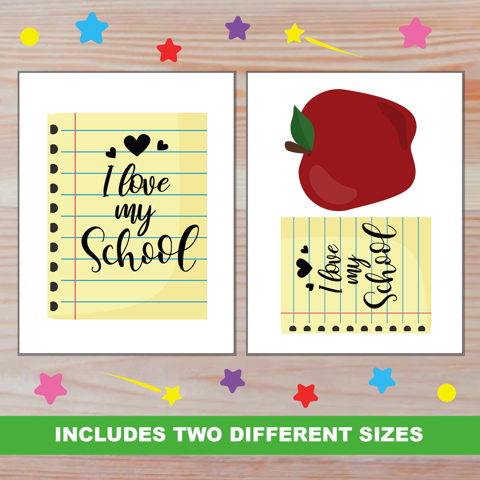 School Theme PRINTABLE Banner | Back to School Garland Pennant Banner ...