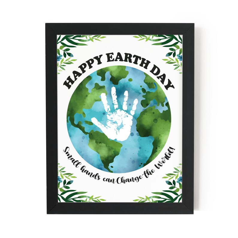 Earth Day Handprint Art Craft BUNDLE PRINTABLE Earth Day - Etsy
