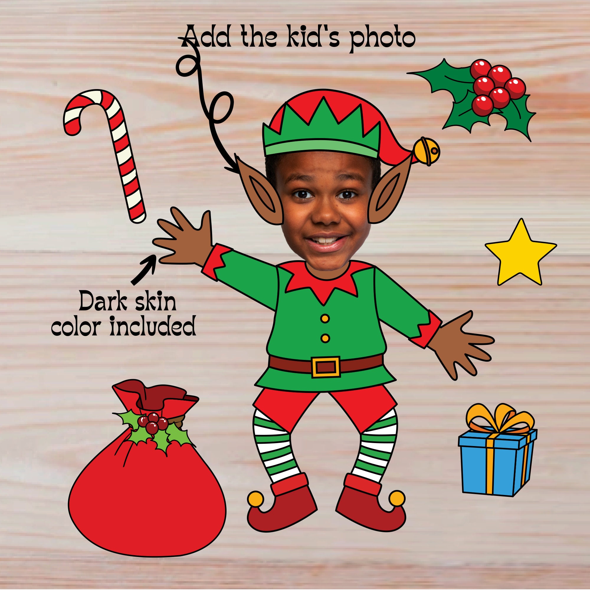 Christmas Craft for Kids BUNDLE Santa Nutcracker & Elf Christmas Paper ...