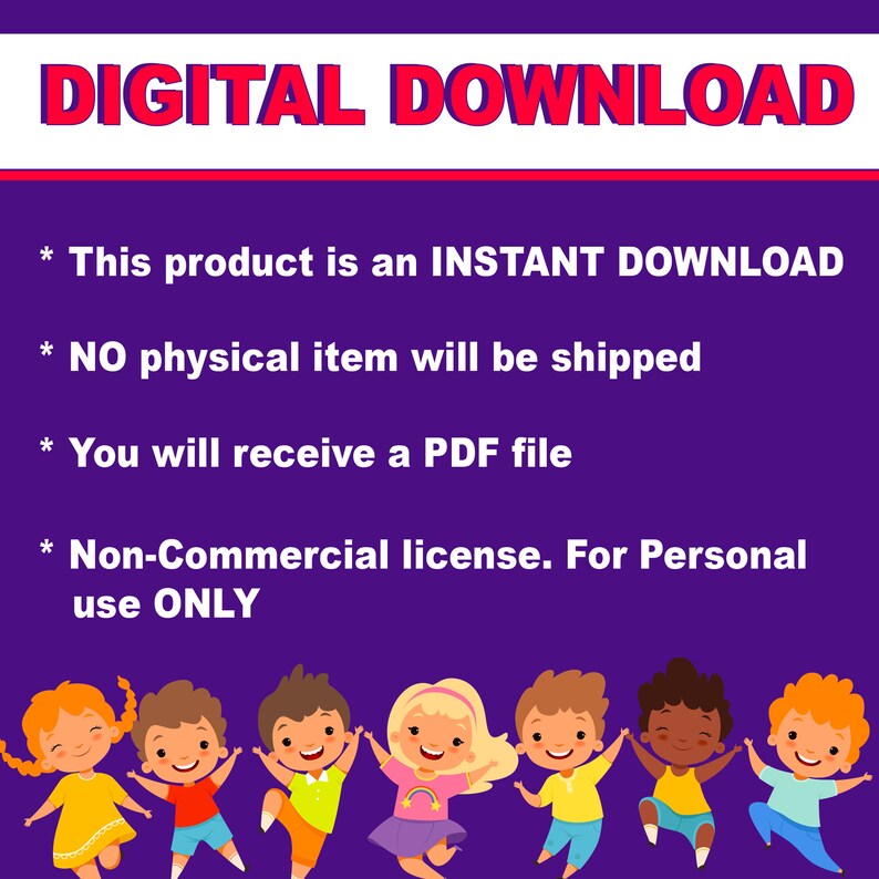 Printable Coloring Calendar for Kids Digital Download - Etsy