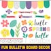 Spring Bulletin Board Kit | PRINTABLE Classroom Decor | March Flowers ...