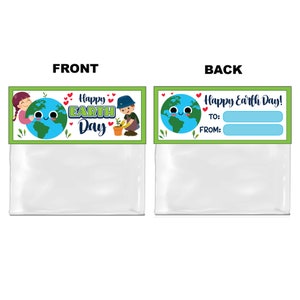 Earth Day Treat Bag Topper | PRINTABLE Earth Day Candy Treat Bag Topper ...