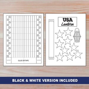 Patriotic USA Paper Lantern Crafts | for USA Holidays Flag Day, 4th of ...